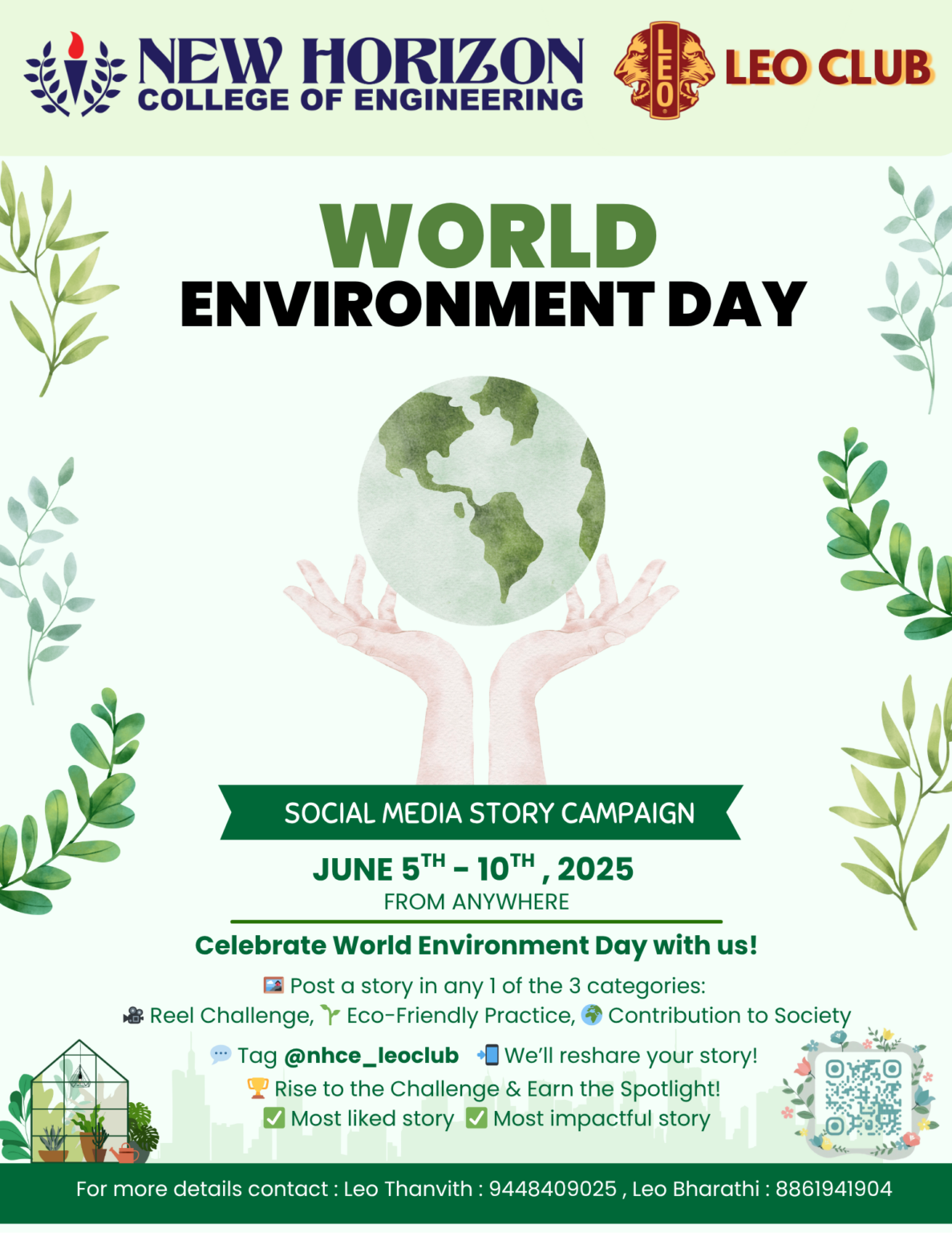 World Environment Day – Social Media Story Campaign – Leo Club of ...